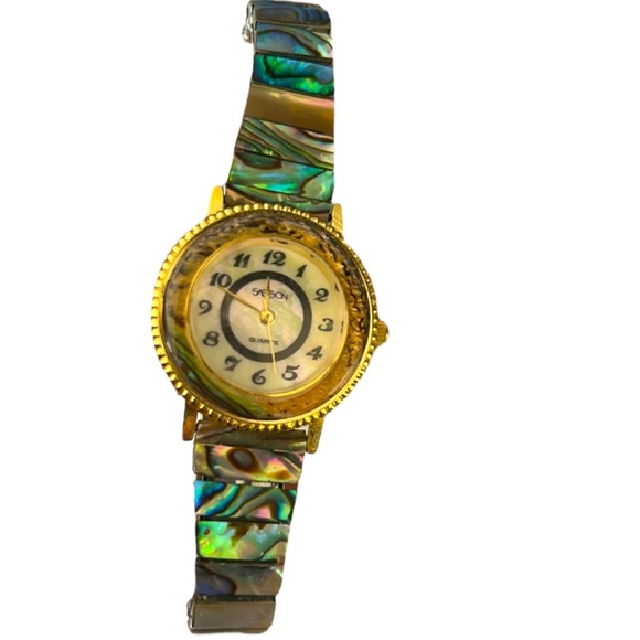 Vintage | Accessories | Vintage 9s Abalone Sasson Watch | Poshmark